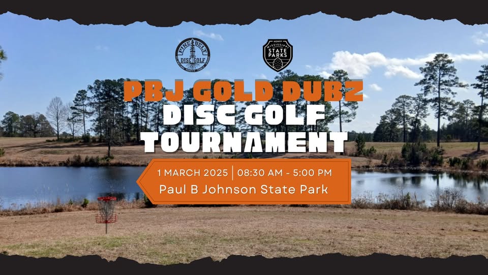 Paul B Johnson State Park Gold Dubs Disc Golf Tournament | Mississippi Department of Wildlife ...
